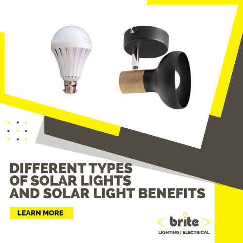 Different types of solar lights and solar light benefits - Brite Lighting