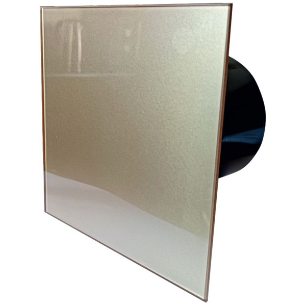 Extractor Fan Sqr Glass 13W Graphite For Sale | Brite Lighting & Electrical