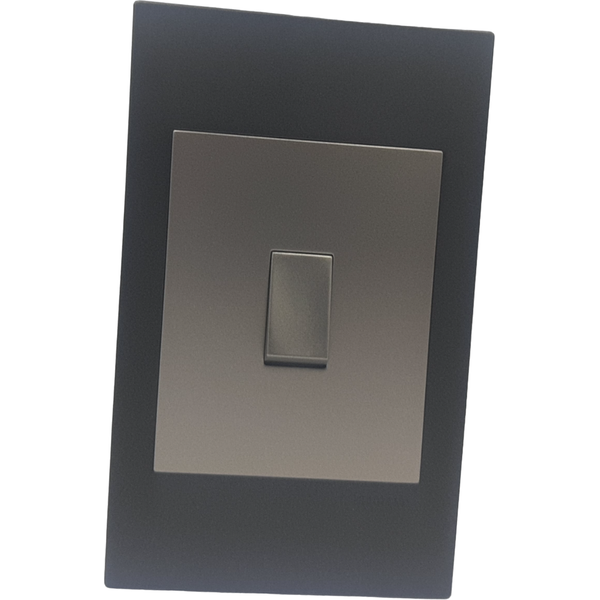 Redisson 1 Lever Wall Switch Silver Grey - Brite Lighting