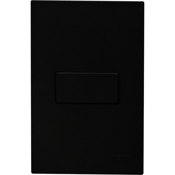 Light Switch Blank Covers 4x2 Blk Matrix - Brite Lighting