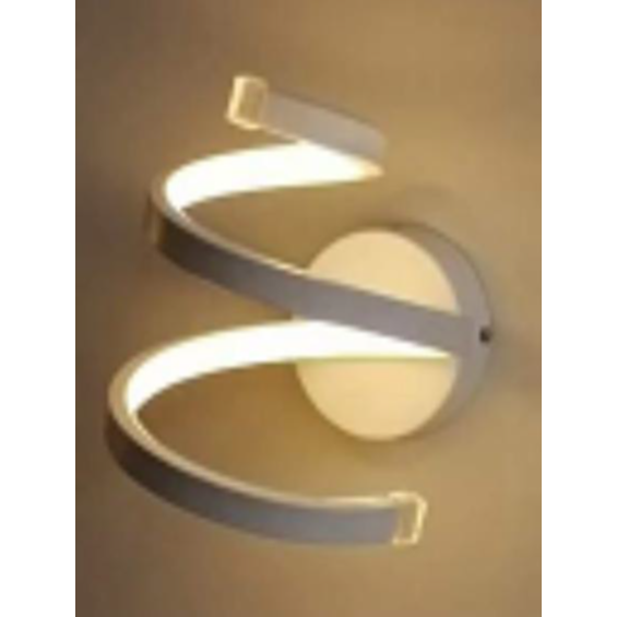 Led Wall Light Spiral White - Brite Lighting