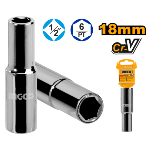 Ingco 18mm Deep Hex Socket For Sale | Brite Lighting & Electrical