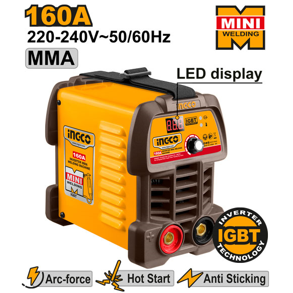 Ingco Inverter MMA Welding Machine 160A. For Sale | Brite Lighting ...
