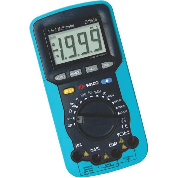 Digital Multimeter 5 in 1 250 VAC/DC - Brite Lighting