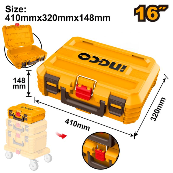 Ingco Stackable Tool Box 410x320x148mm For Sale | Brite Lighting ...