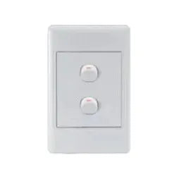 Redisson 4x2 2 Lever Light Switch White For Sale | Brite Lighting ...