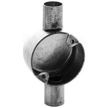 25mm 2 Way Galvanised Bosal Round Box - Brite Lighting