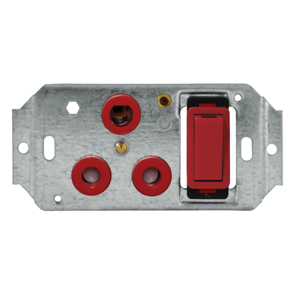 Crabtree Dedicated Plug 4X2 Red For Sale | Brite Lighting & Electrical