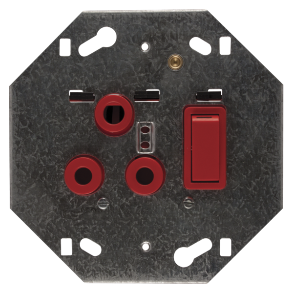 Crabtree Dedicated Single Plug 4X4 Red | Brite Lighting & Electrical