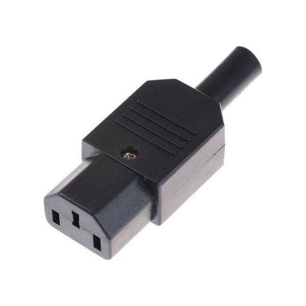 Black Kettle Plug - Female | Brite Lighting & Electrical