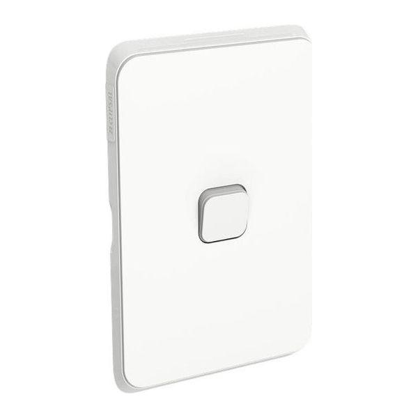 Iconic 1 Lever Light Switch White | Brite Lighting & Electrical