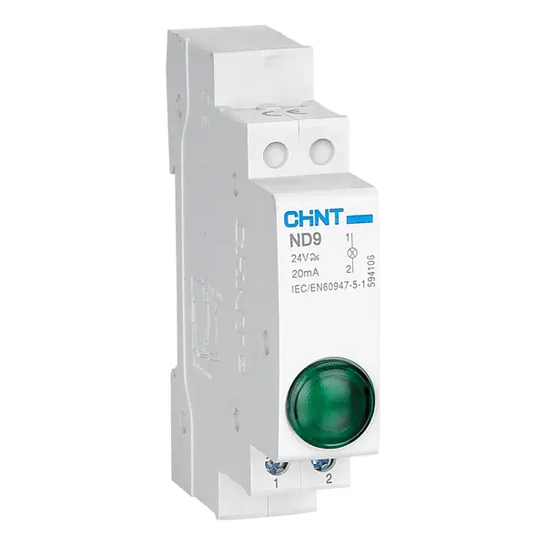 Din Rail Pilot Light - Green | Brite Lighting & Electrical