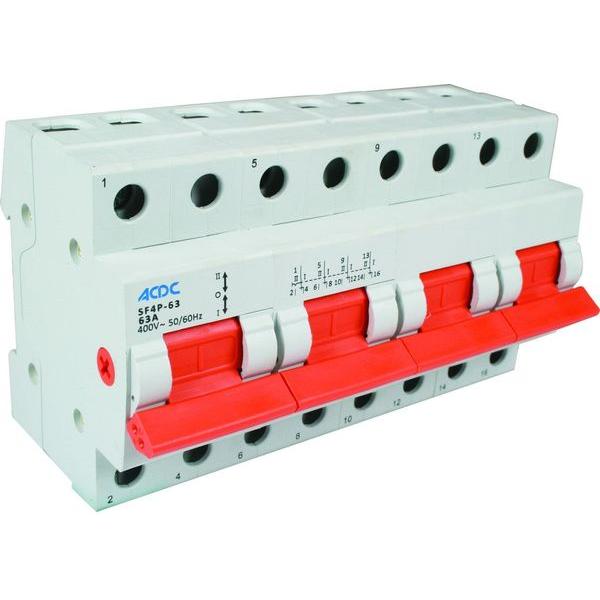 Din Changeover Switch 4P 100A | Brite Lighting & Electrical