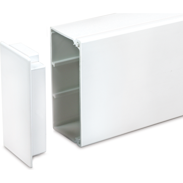 PVC Trunking Endcap - 40X40 (White) For Sale | Brite Lighting & Electrical
