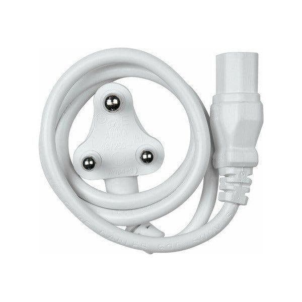1M Kettle Cord (White) For Sale | Brite Lighting & Electrical