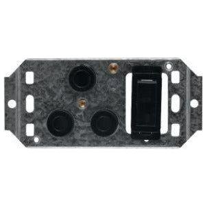 Crabtree Dedicated Plug 4X2 Black | Brite Lighting & Electrical